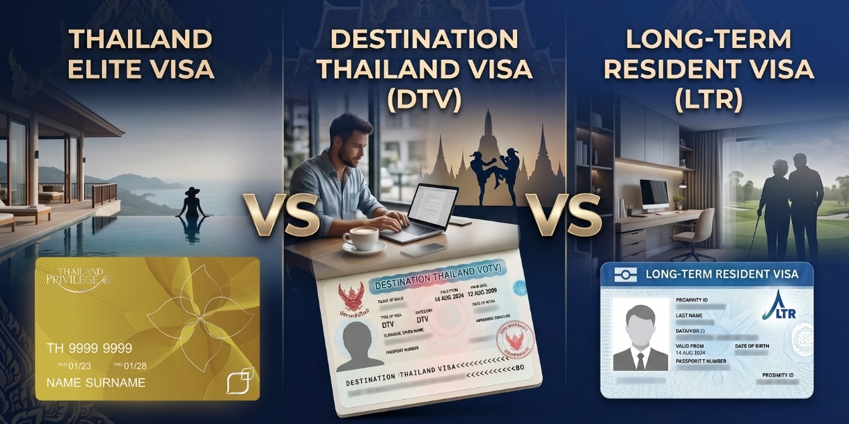 Thailand Elite Visa vs DTV vs LTR (2026)
